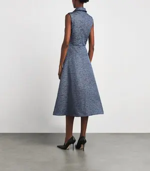 Safiyaa Sleeveless Waistcoat Midi Dress