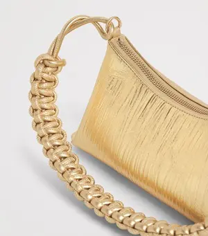 Cult Gaia Metallic Leather Osa Shoulder Bag