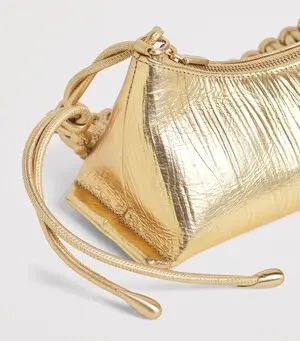 Cult Gaia Metallic Leather Osa Shoulder Bag