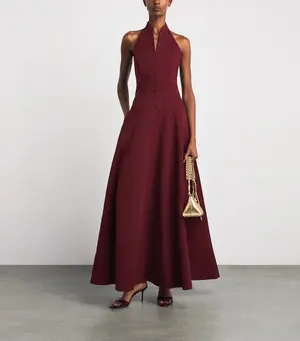 Staud Cotton-blend Sleeveless Stella Maxi Dress