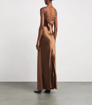 Staud Satin Cadence Maxi Dress
