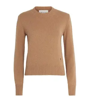 AMI Paris Cashmere-wool De Coeur Sweater