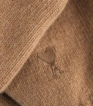 AMI Paris Cashmere-wool De Coeur Sweater