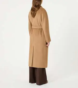 Max Mara Wool-blend Belted Coat - Beige