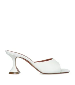 Women's White Mule Heels Mules Clogs