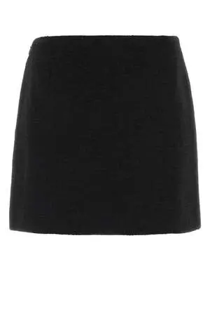 Fendi Wool Blend Mini Skirt
