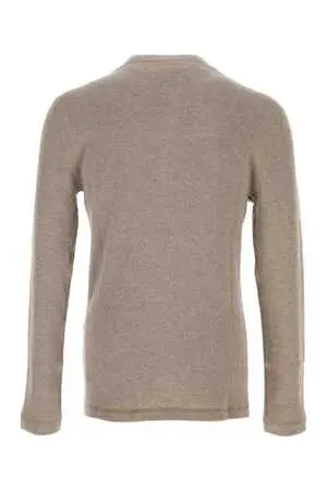 Brunello Cucinelli Dove Grey Cotton Blend T-shirt