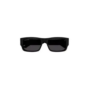 Balenciaga Rectangular Frame Sunglasses - Black