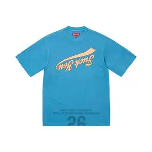 Supreme Cracked Flipped Short-sleeve Top - Blue