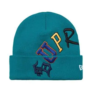 Supreme New Era Arc Beanie - Teal