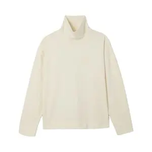WILLY CHAVARRIA Long-sleeve Turtleneck Tee 'crema - Cream