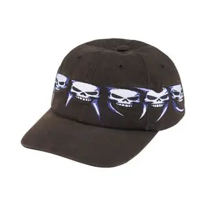 Supreme Skulls Spellout 6-panel - Black