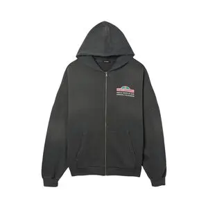 WILLY CHAVARRIA Plaza Chavarria Zip Hooligan Hoodie 'pirate