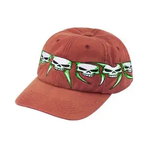 Supreme Skulls Spellout 6-panel 'rust' Red