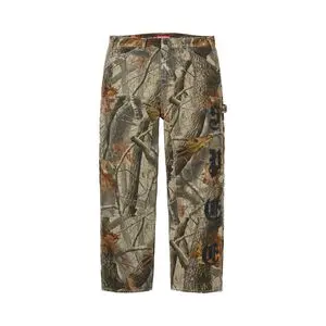 Supreme Leather Appliqué Double Knee Painter Pant 'realtree Hardwoods Camo