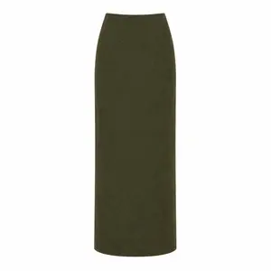 ELAMINS Maxi Skirt Olive