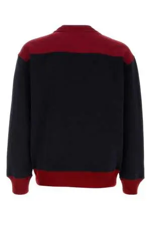 JW Anderson Two-tone Wool Blend Sweatshirt - Multicolor