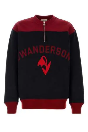 JW Anderson Two-tone Wool Blend Sweatshirt - Multicolor