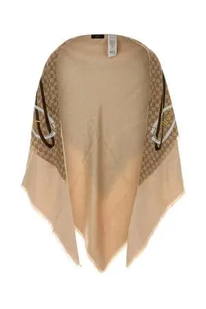 Gucci Printed Twill Cape