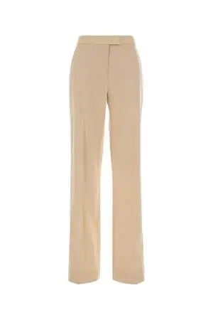 Zimmermann Cream Stretch Wool Pant - Yellow