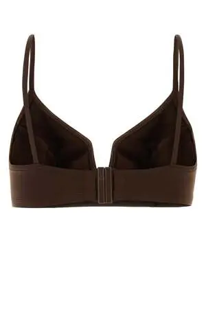 ERES Stretch Nylon Ã‰lancee Bikini Top - Brown