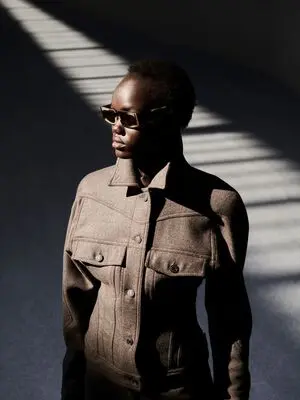 Max Mara Felted Wool Trucker Jacket
