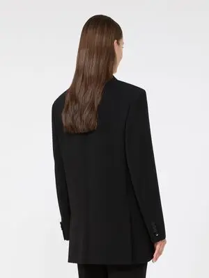 Max Mara Double-breasted Lightweight Cady Blazer