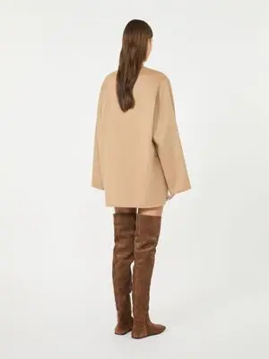 Max Mara And Mohair Cardigan Coat - Camel