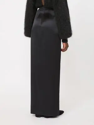 Max Mara Long Silk Satin Skirt