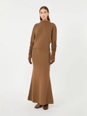 Max Mara Wool And Cashmere Yarn Skirt