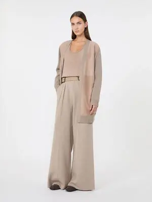 Max Mara Wool And Cashmere Cardigan - Beige