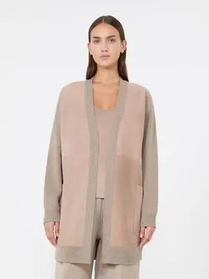Max Mara Wool And Cashmere Cardigan - Beige