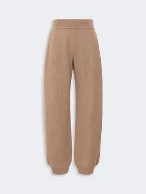 Max Mara Wool And Cashmere Jogging Trousers - Beige