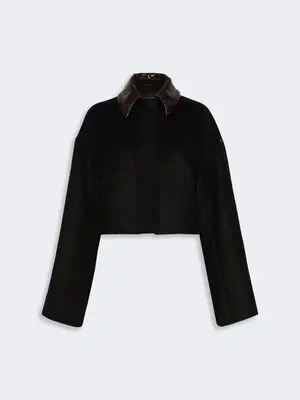 Max Mara Boxy Pure Wool Jacket - Black