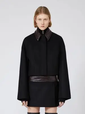 Max Mara Boxy Pure Wool Jacket - Black