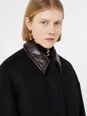 Max Mara Boxy Pure Wool Jacket - Black