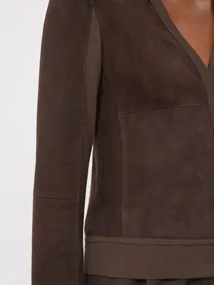 Max Mara Wool Jersey Cardigan - Mud