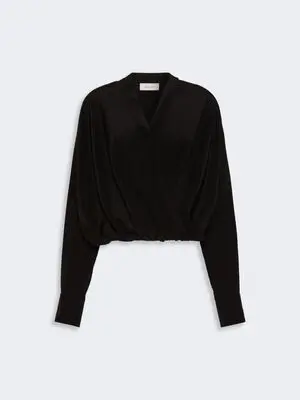 Max Mara Loose-fit Pure Silk Shirt - Black
