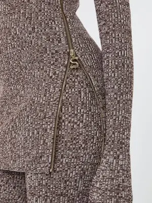 Max Mara Slim Stretch Wool Sweater - Chocolate