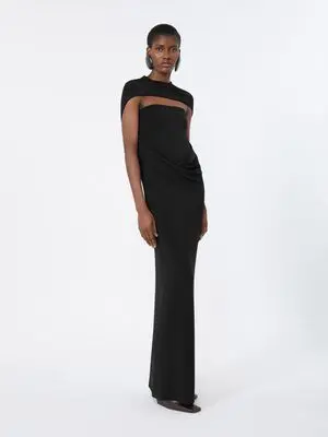 Max Mara Stretch Viscose Organzine Two-piece Dress