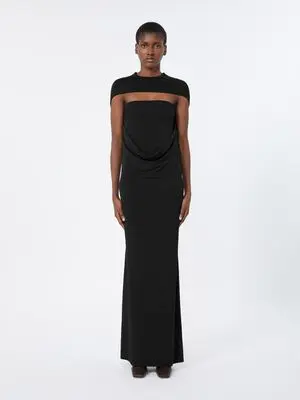 Max Mara Stretch Viscose Organzine Two-piece Dress