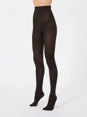 Max Mara Ribbed Cotton Tights