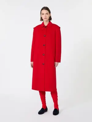 Max Mara Double Wool Broadcloth Coat