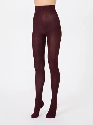 Max Mara Ribbed Cotton Tights