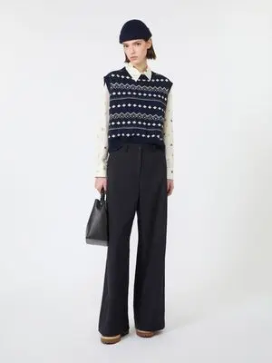 Max Mara Printed Silk Shirt - Ivory