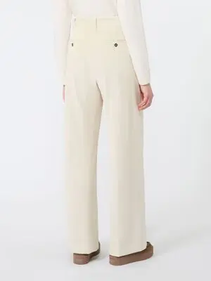 Max Mara Cotton Velvet Trousers