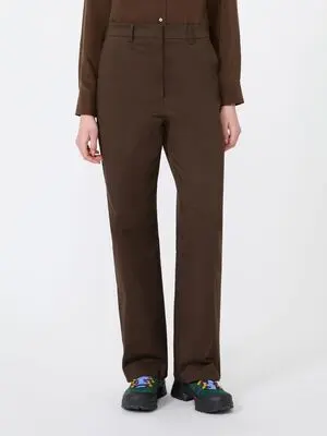 Max Mara Cotton Satin Trousers