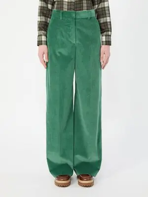 Max Mara Cotton Velvet Trousers