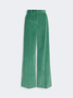 Max Mara Cotton Velvet Trousers