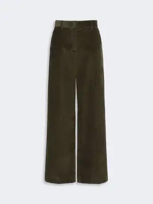 Max Mara Cotton Velvet Trousers